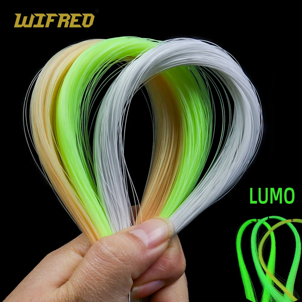 WIFREO Luminous Glow Tinsel Fluorescent Fly Fishing Thread Strand String Line diy Jig Assist ...