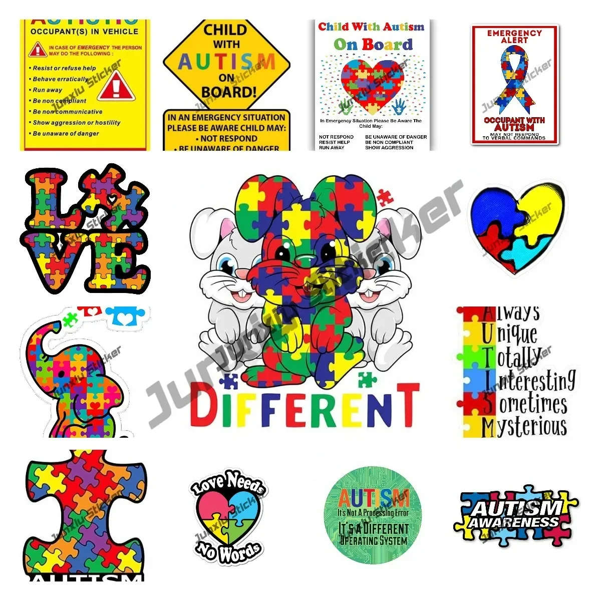 Autism-Car-Sticker-Child-with-Autism-Alert-Responders-Decal-and-Autism ...