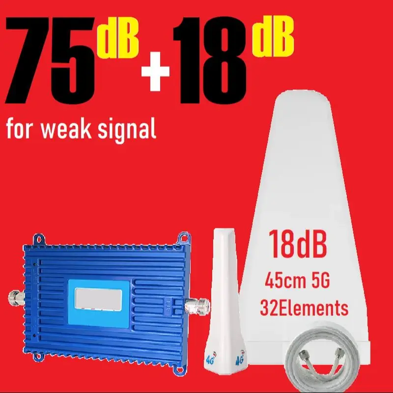 Max-80dB-High-Gain-Big-Coverage-Power-75dB-Signal-Booster-Amplifier-2G ...
