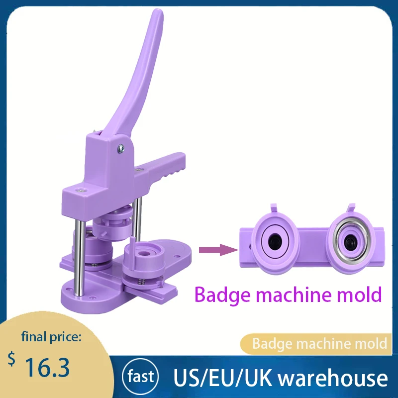 Badge-Button-Maker-Mold-Interchangeable-Die-Mold-Punching-Mold-Slide ...