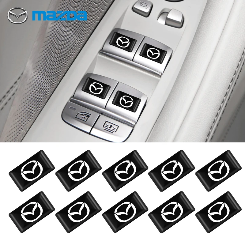5-10PCS-3D-Car-Styling-Epoxy-Emblem-Badge-Stickers-For-Mazda-3-6-Atenza ...