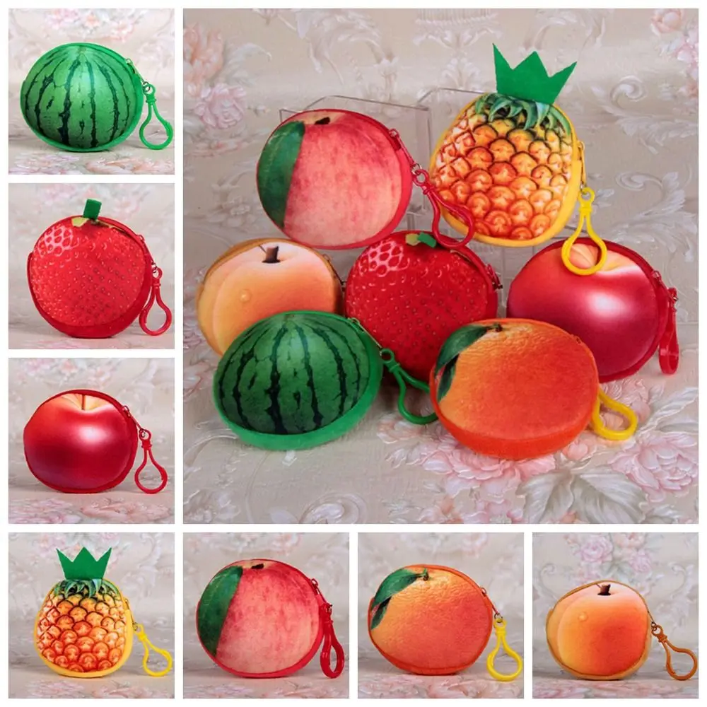 Watermelon-Fruit-Coin-Purse-Creative-Peach-Strawberry-Strawberry-Card ...