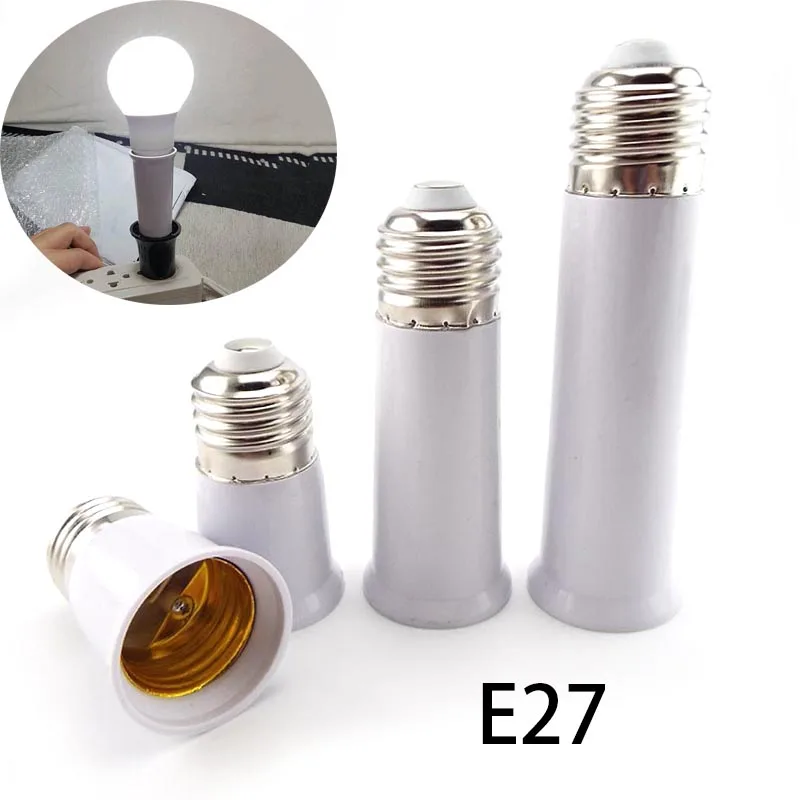 Adaptador-de-bombilla-de-65mm-95mm-120mm-E27-a-E27-extensor-de-l-mpara ...