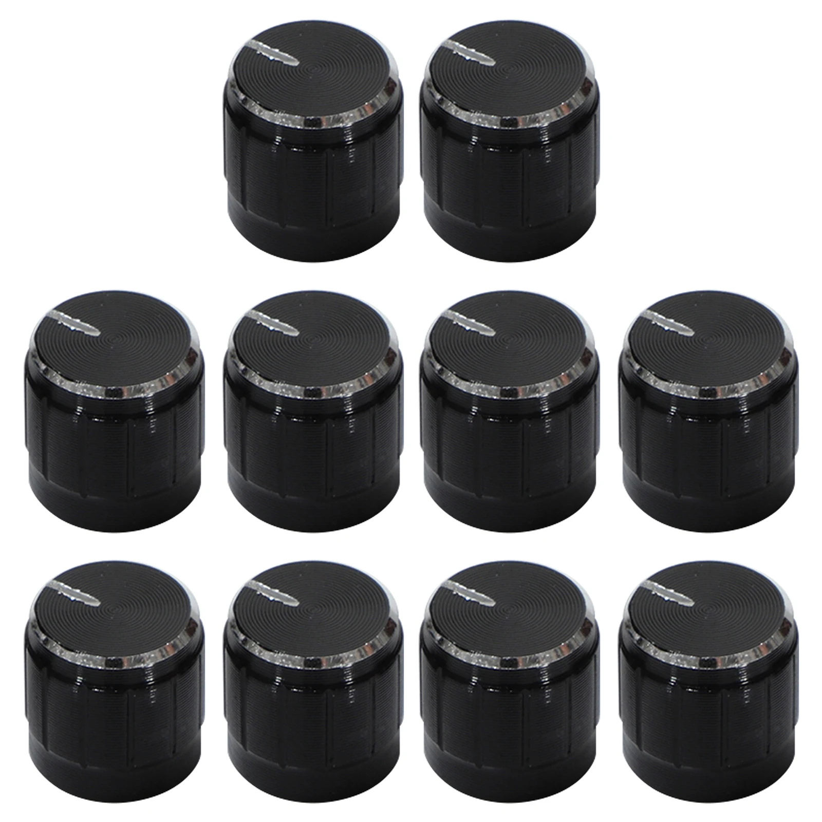 10Pcs-Aluminum-Potentiometer-Knobs-Caps-Guitar-Bass-Pedal-Knobs-Dimmer ...