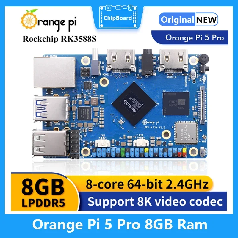 Orange-Pi-5-Pro-placa-nica-Ordenador-de-8GB-de-Ram-RK3588S-LPDDR5-Wifi5 ...