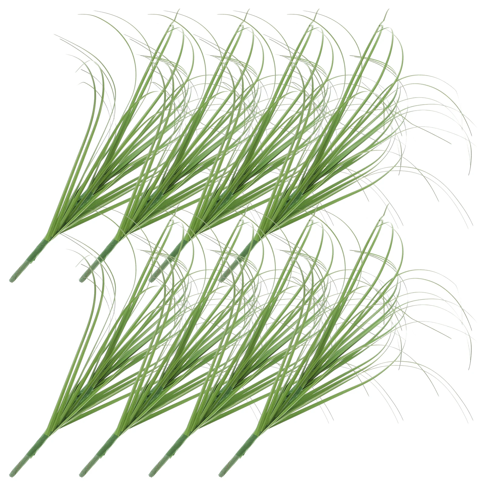 12Pcs Simulation Grass Home Plant Stem Prop Model Plants Toys Plastic ...