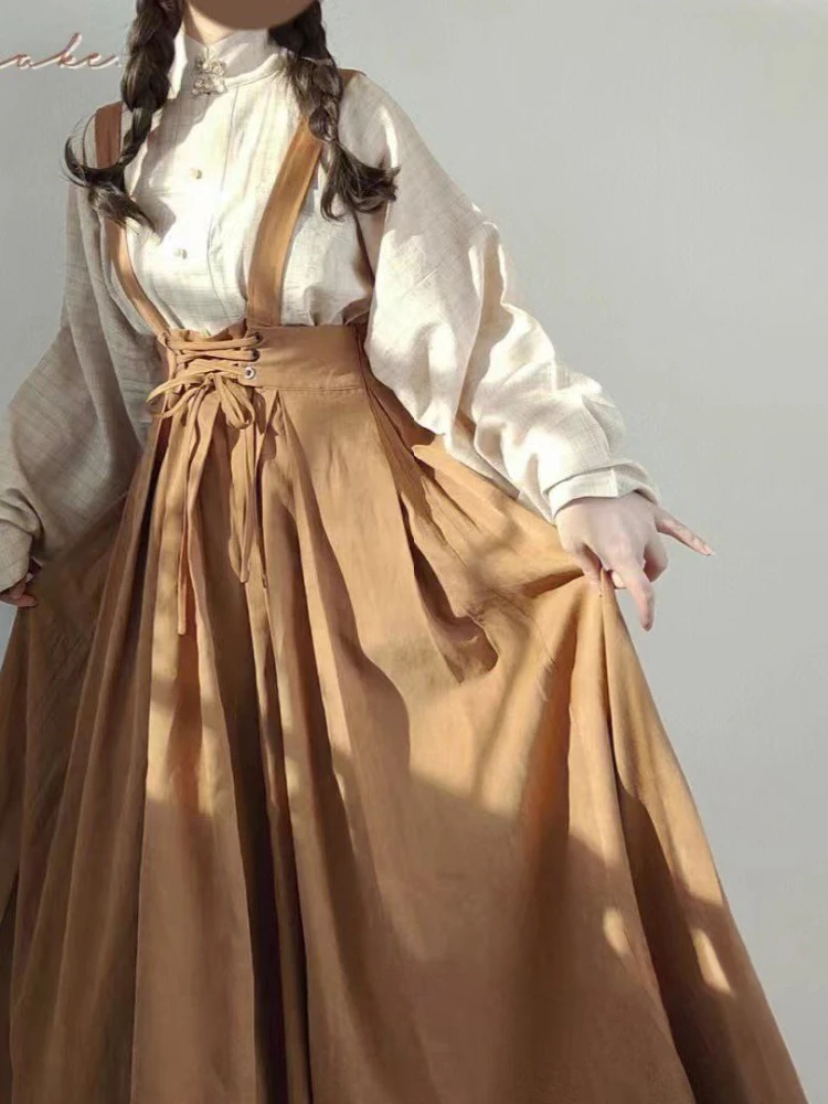 Set / Single Piece Autumn Chinese Style Preppy Female Loose Standing ...