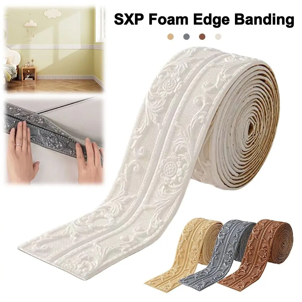 1 Roll 8mm Thickened SXP Foam Edge Banding Waterproof Self-Adhesive ...
