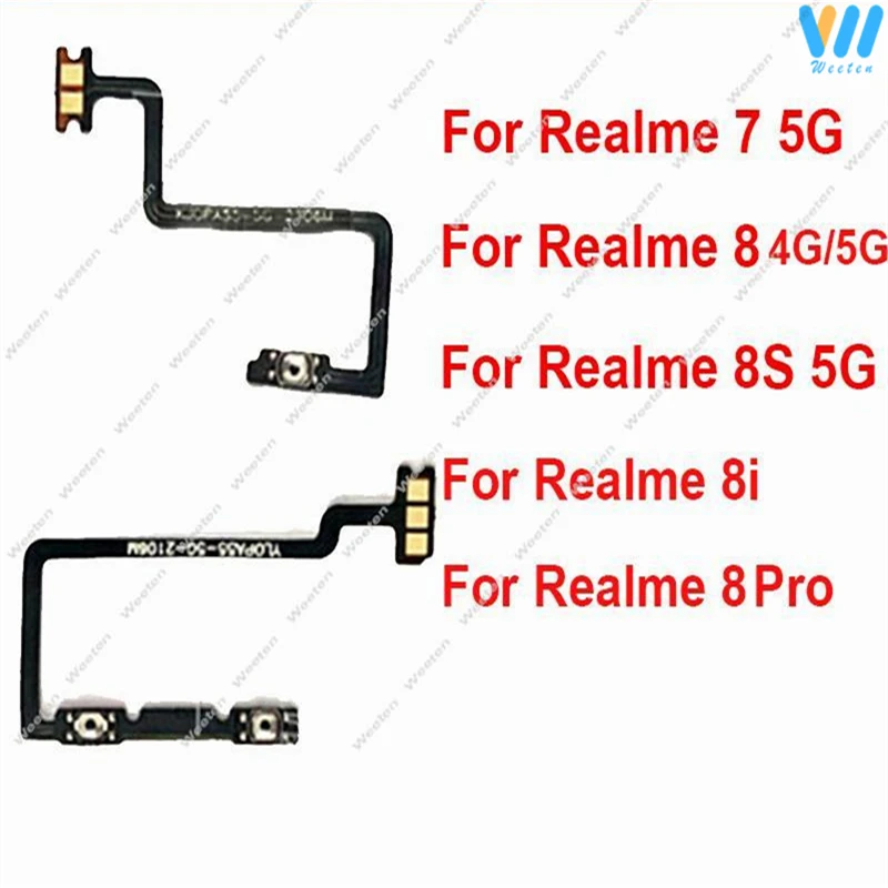ON OFF Power Volume Button For Realme 7 8 8S 4G 5G 8Pro 8i Power Volume ...