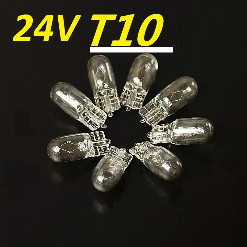 10pcs 30pcs 50pcs 10pcs Car T10 Halogen W5W 194 158 Wedges 24v 5w Auto ...