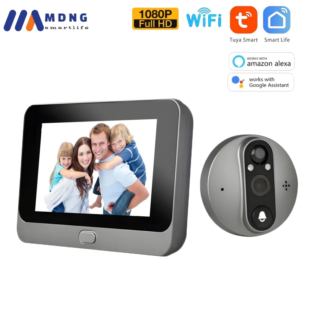 Tuya-Smart-Home-WIFI-Digital-Door-Peepholes-Viewer-4-3-Inch-HD-1080P ...