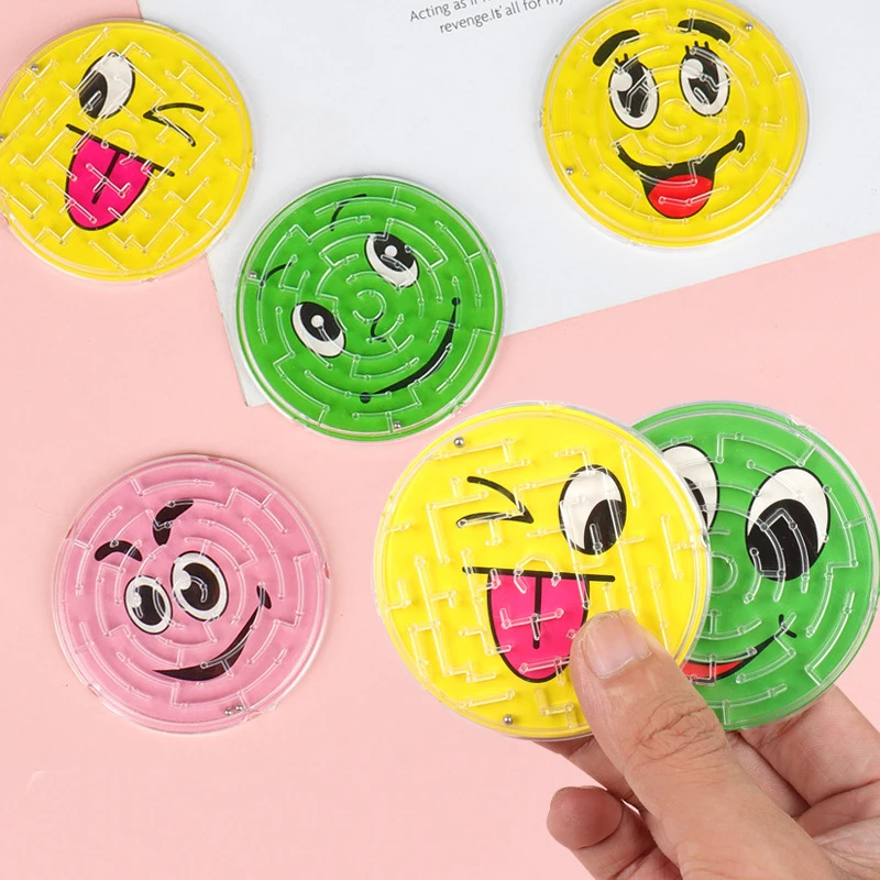 12Pcs-Colorful-Round-Smiling-Face-Beads-Maze-Toy-Boys-Girls-Birthday ...