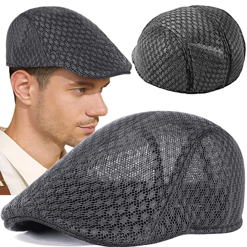 Summer-Breathable-Berets-Men-Soft-Cotton-and-linen-Hat-Windproof-Street ...