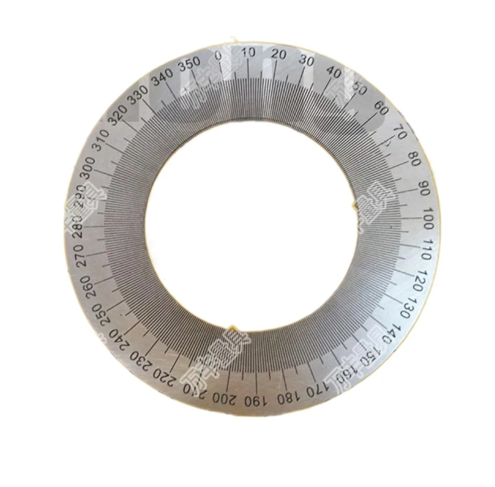Outer Diameter: 70mm Dial Small Scale 360 Degree Angle Measuring ...