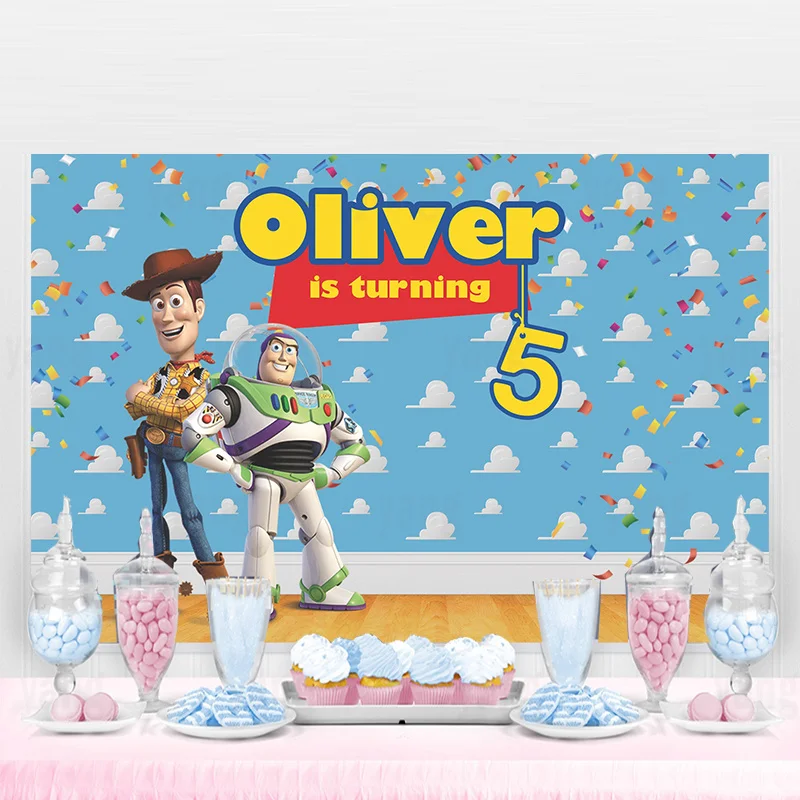 Disney-Outdoor-Custom-Toy-Story-Buzz-Lightyear-Woody-Birthday-Banner ...