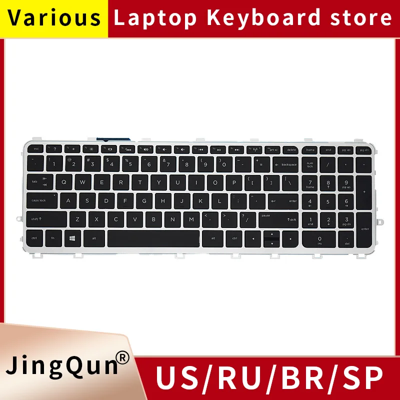 US Russian Laptop Keyboard For HP ENVY 15-J 17-J 15T-J 15Z-J 17T-J 15 ...