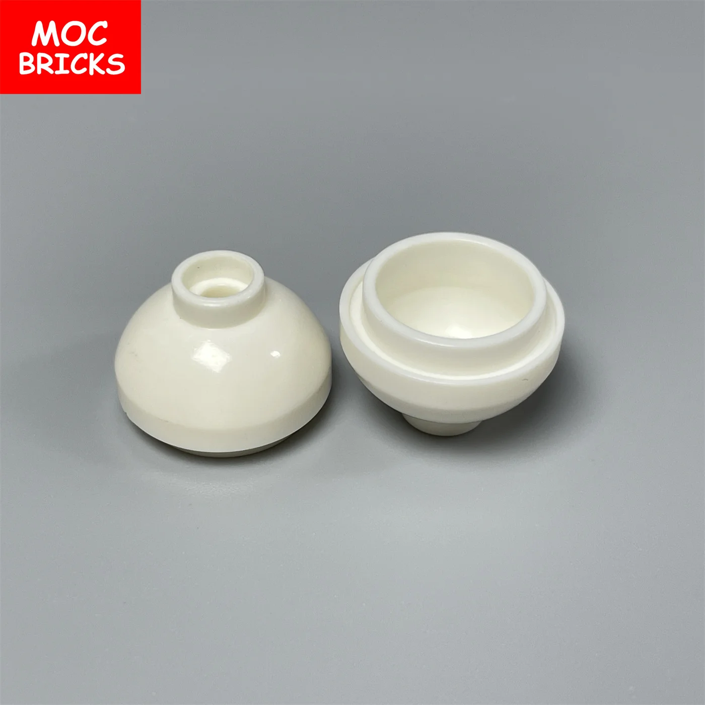10pcs MOC Bricks Round Brick 2x2 15395 Flower Pot Dome Bowl DIY ...