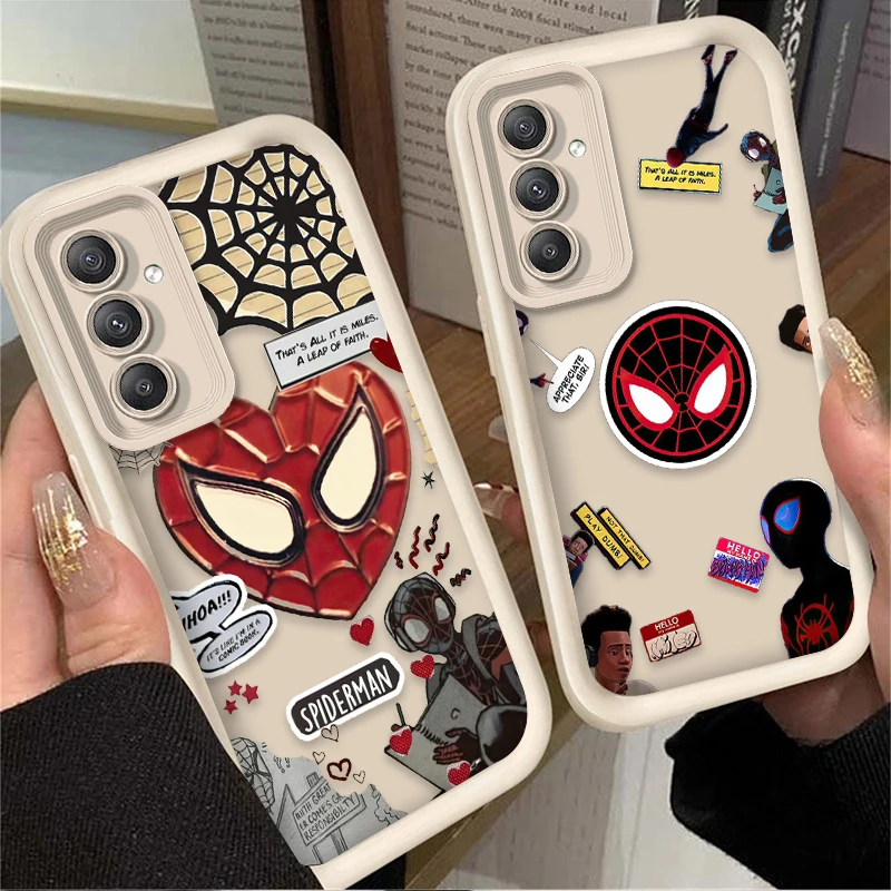 Marvel-Spider-Man-Label-Phone-Case-for-Samsung-Galaxy-A24-A15-A05-A05S ...