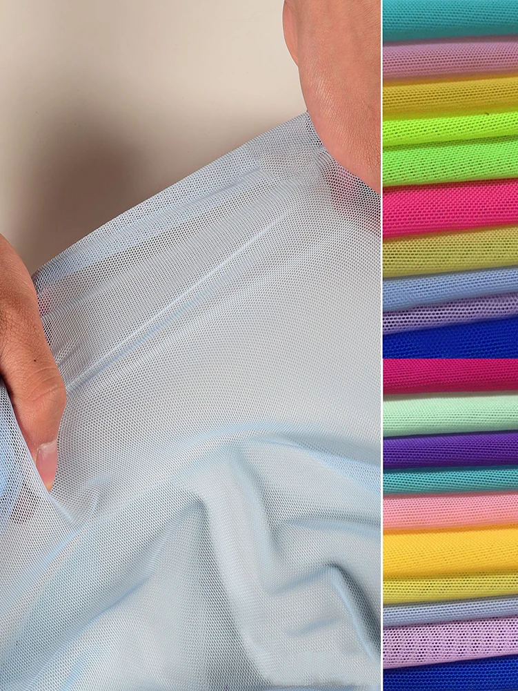 Breathable High-Elastic Mesh Fabric for Sewing and Fashion Design (S 42)
