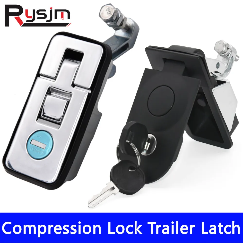 HD Black Silver Compression Lock Latch Handle for Toolbox Camper ...