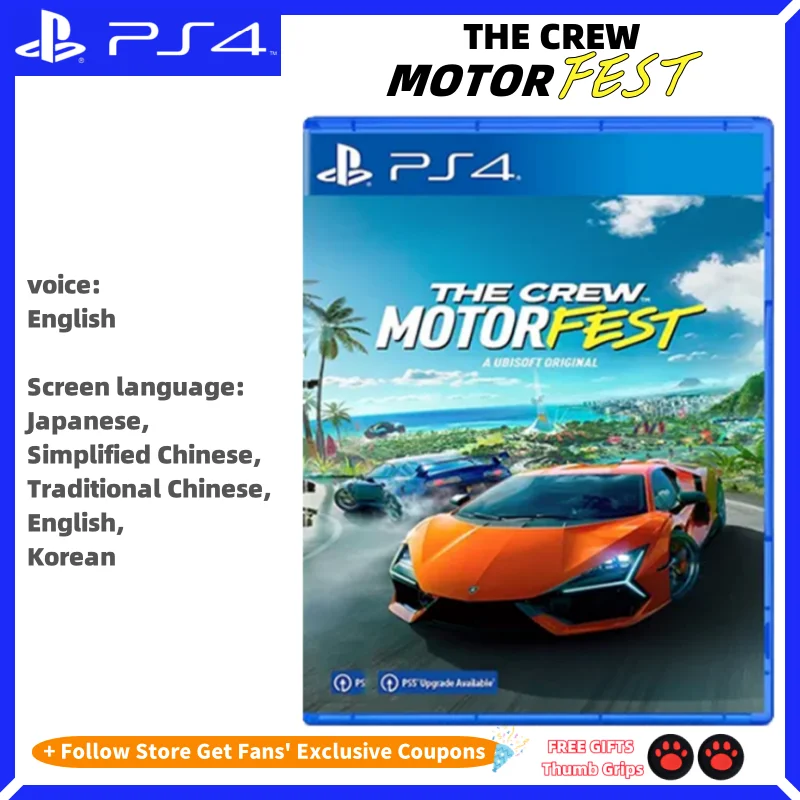 Sony-Leitor-de-CD-do-jogo-Crew-Motorfest-Playstation4-PS4-Sony-genu-no ...