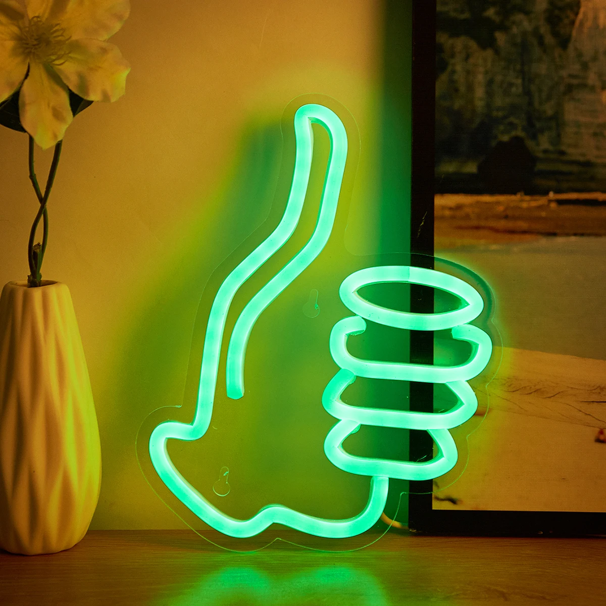 Chi-buy-Thumb-LED-Neon-Sign-USB-Powered-Neon-Signs-Night-Light-3D-Wall ...