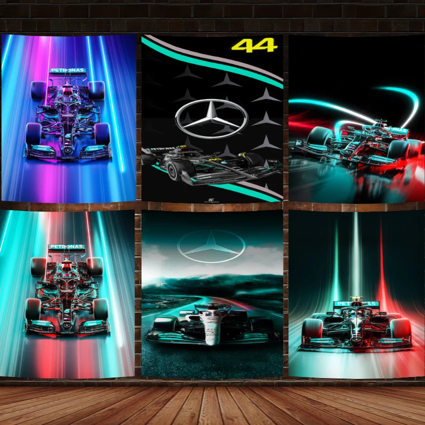 90x150cm-Formula-1-Racing-Metal-Poster-Decorative-Painting-Tapestry ...