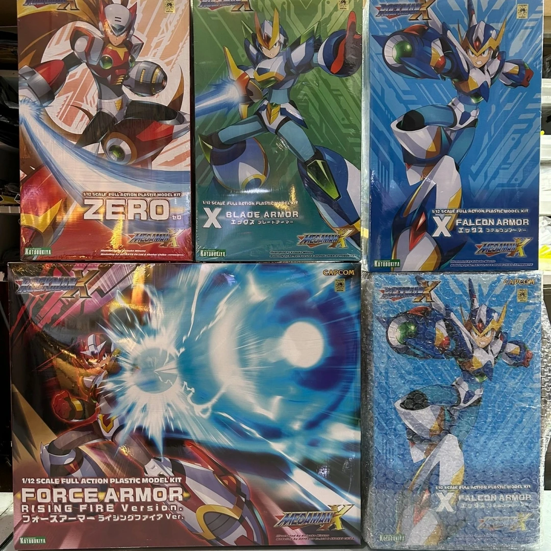New Genuine 1/12 Rockman X Mega Man X Falcon Armor Plastic Model Kit ...