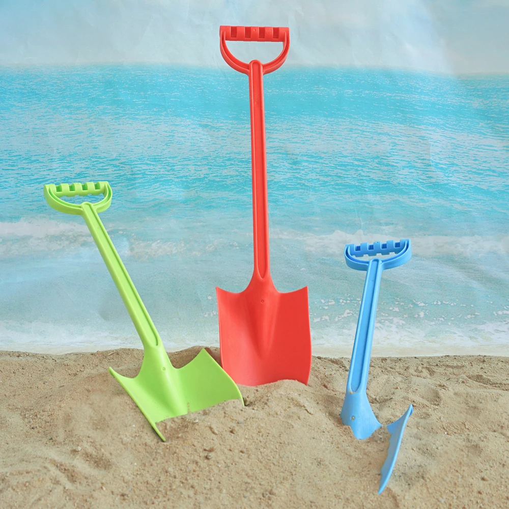 Children's 53cm Beach Shovel Integrated Sand Shovel Snow Toy Beach Play ...