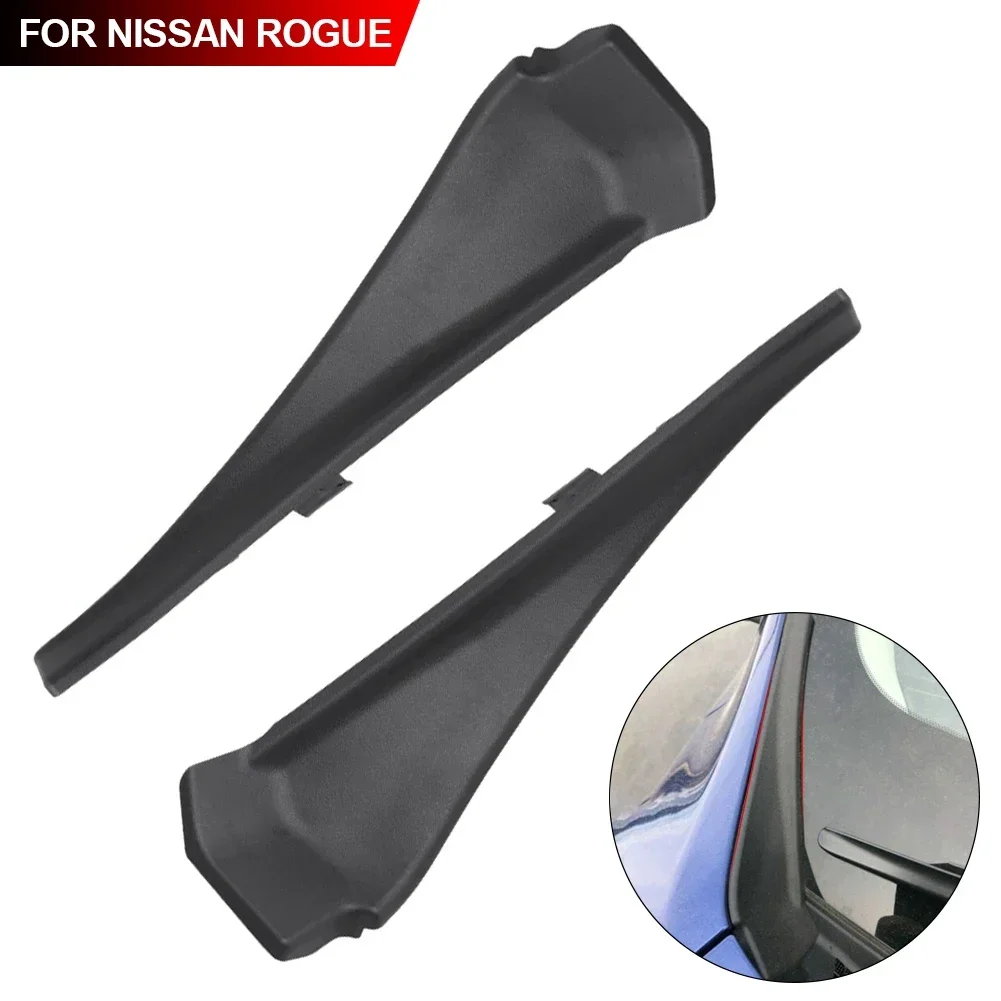 Car Front Windshield Wiper Arm Cowl Side Trim Lid Windscreen Hinge ...