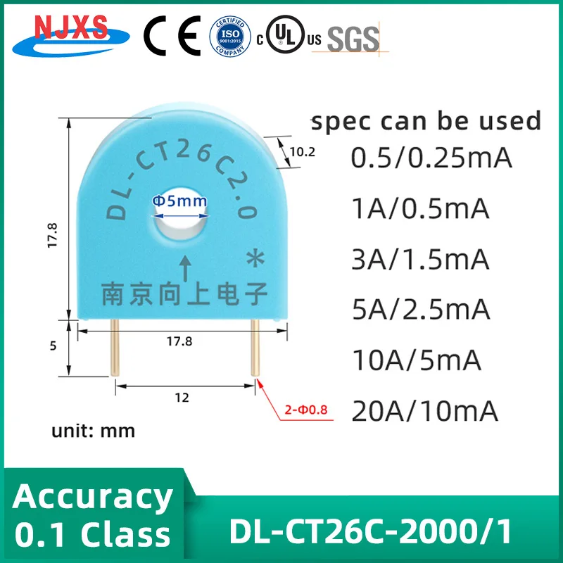 Current Sensor Transformer | Ring Ct Current Transformer | Ac Current ...
