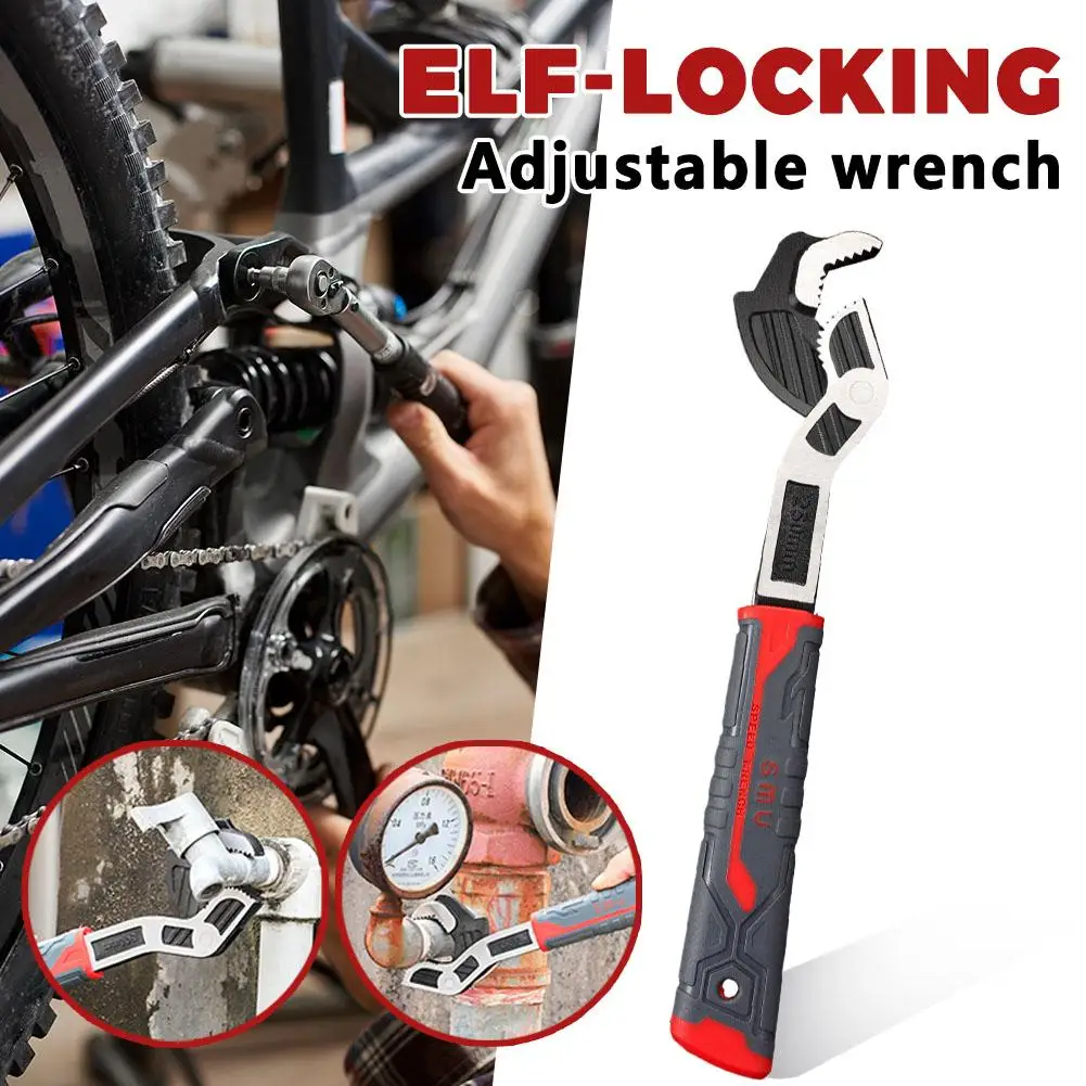 6/8/10/12inch Multi-functional Quick Self-locking Wrench High Hardness ...