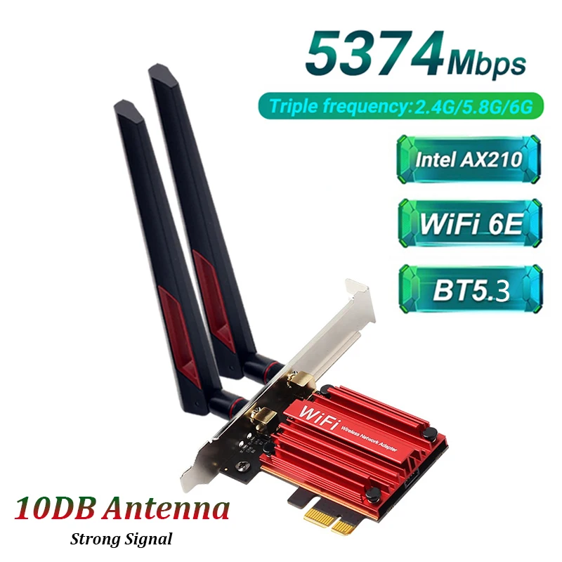Intel-AX210-Tri-Band-2-4G-5G-6Ghz-5374Mbps-10DB-Antennas-Wifi-6-Card ...