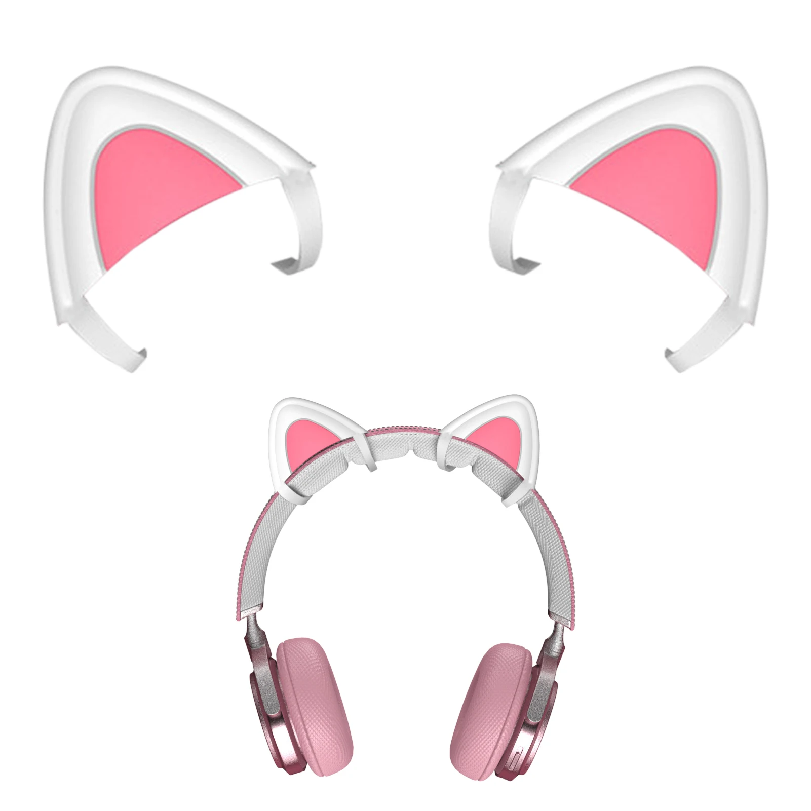 1pair-For-Headphones-Gaming-Headset-Decorative-Cute-Universal-Fit-Cat ...