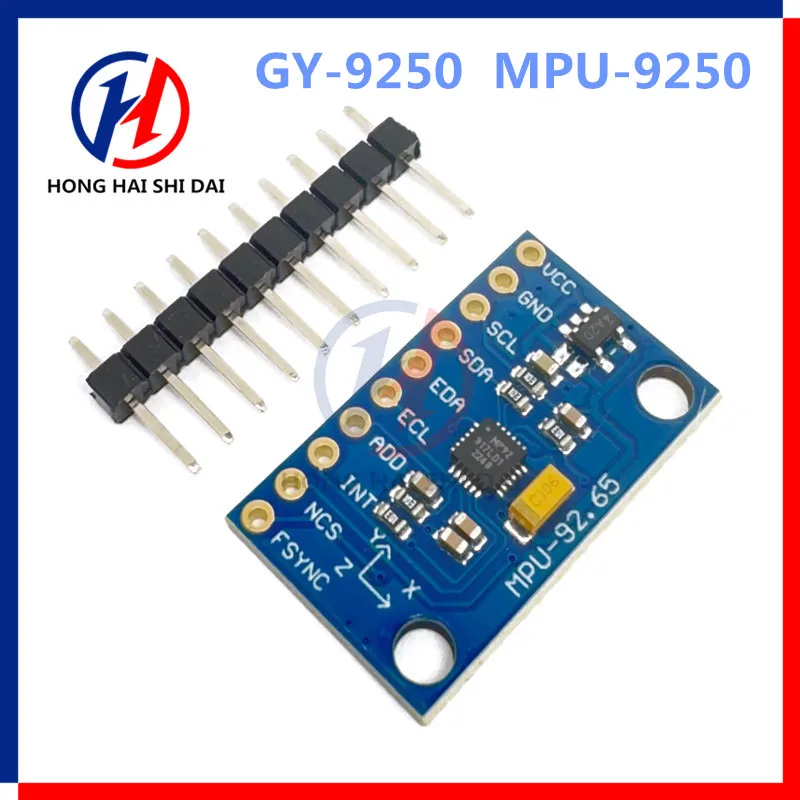 SPI-IIC-giroscopio-acelerador-sensor-de-magnet-metro-Original-GY-9250-bmp280-GY-91-MPU6500 ...