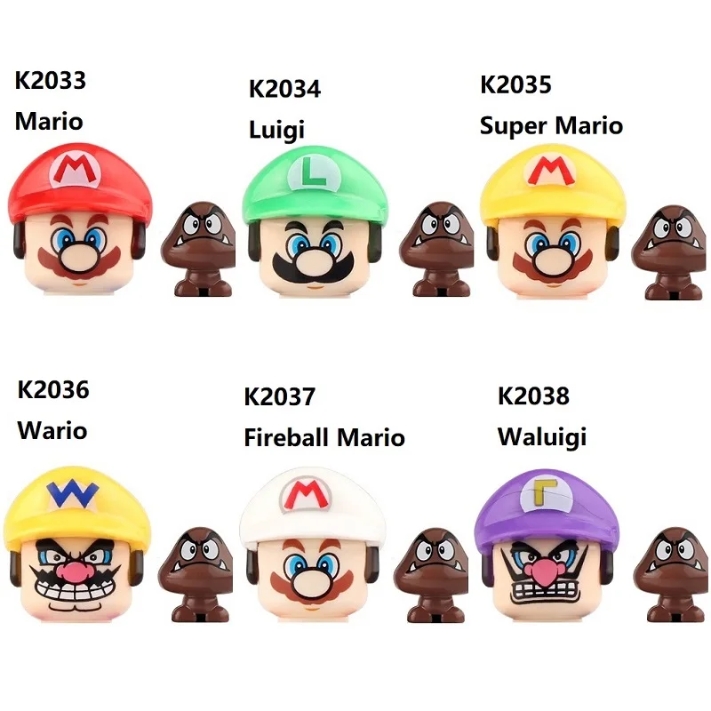 Mario Luigi Wario Waluigi