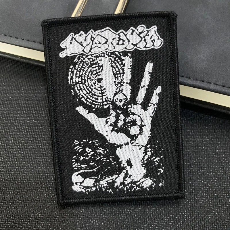 Dystopian-Rock-Weaving-Mark-Cloth-Patches-Emblems-Punk-Tactical ...