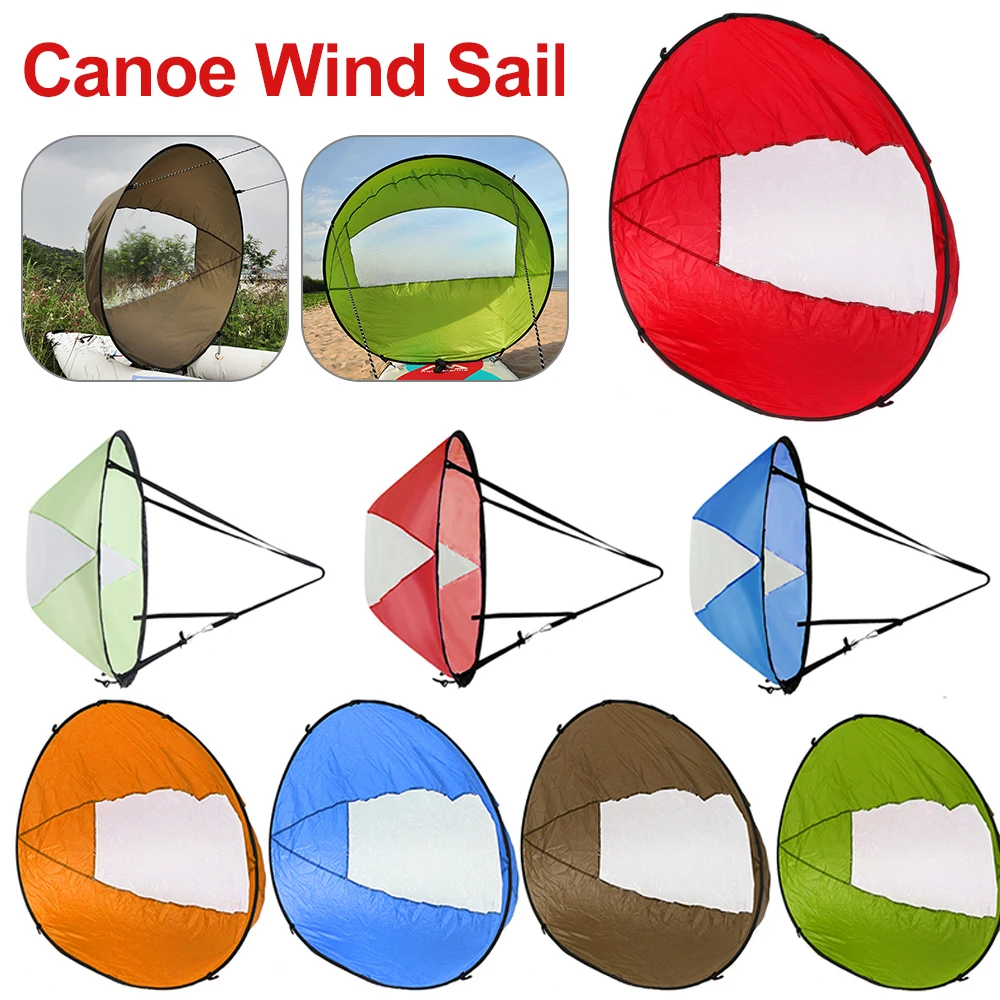 Folding-Kayak-Wind-Sail-Foldable-Kayak-Downwind-Wind-Paddle-Sailing ...