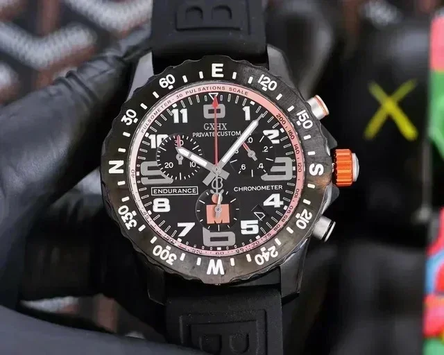 Nuevo-reloj-de-cuarzo-de-goma-azul-y-rojo-de-lujo-para-hombre-relojes ...