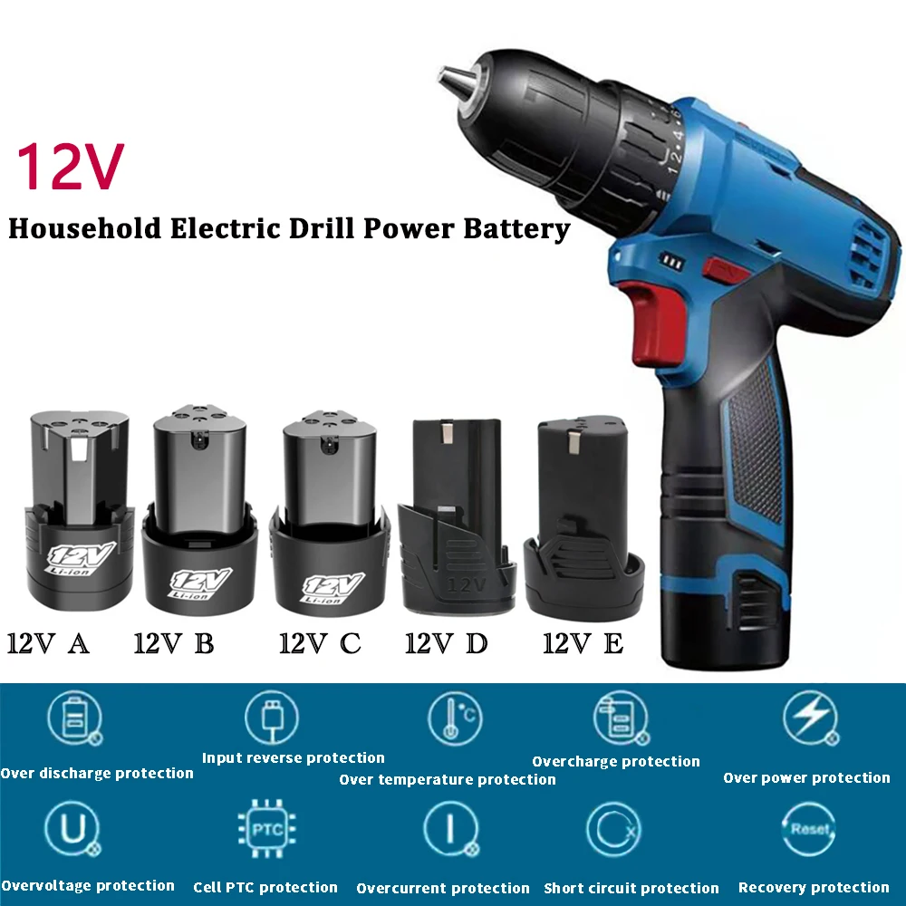 12V-Universal-Power-Tools-batteries-Household-Cordless-Electric ...