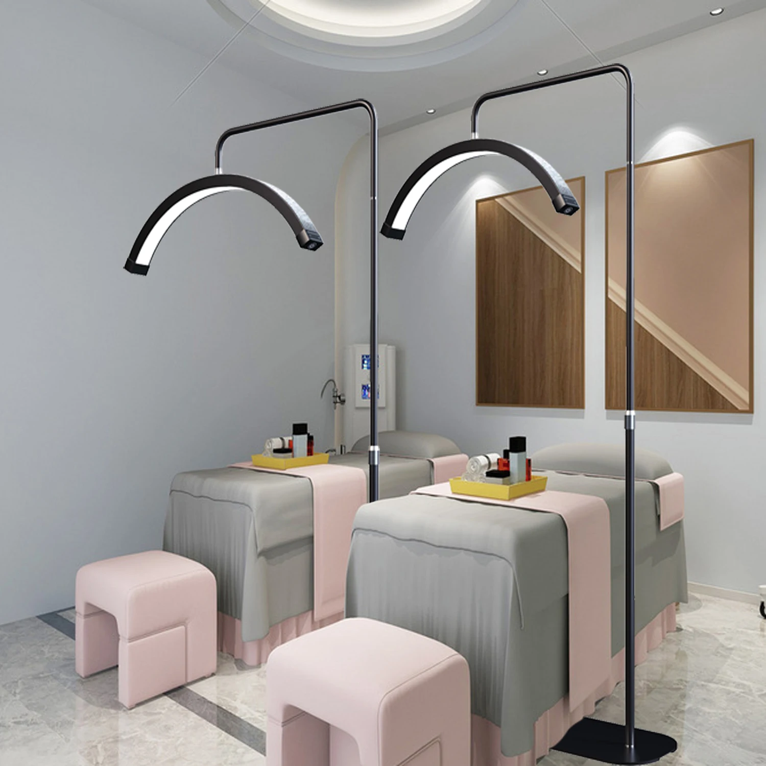 Fosoto-FT-Y9-Photography-Lamp-LED-Half-Moon-Ring-Light-Led-Video-Lash ...