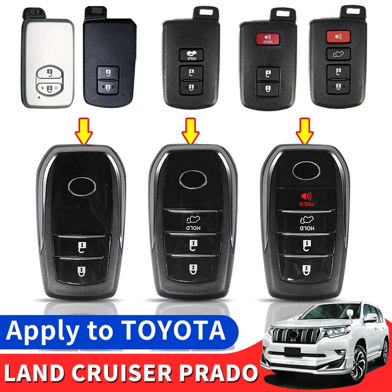 2008-2021 For Toyota Land Cruiser 200 Key Shell Modified Prado 150 ...