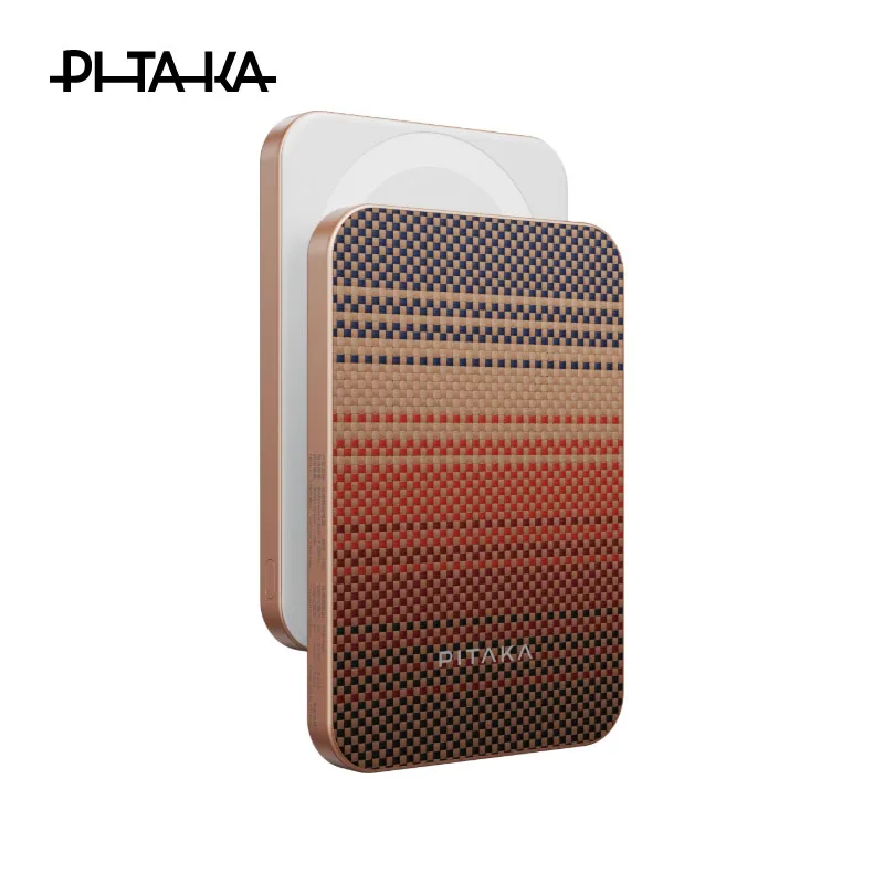 PITAKA Power Bank 15W 5000mAh Ultra Slim Light Portable Charger MagSafe ...