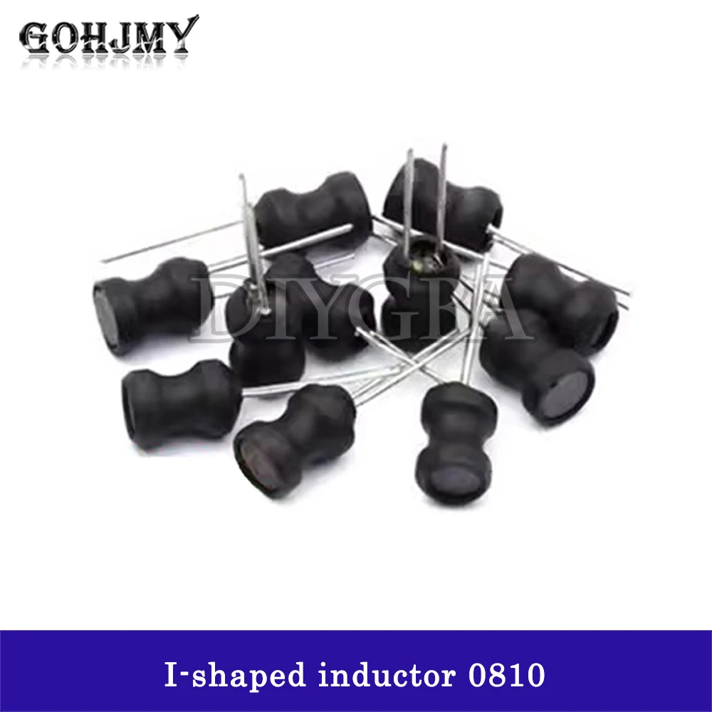 10PCS 0810 8*10mm I-shape Power Inductor Inductance Copper Coil 1MH ...