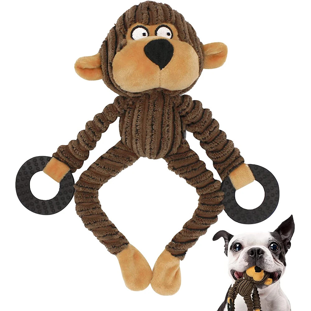 Squeaky Puppy Toys Plush Puppy Chew Toys for Teething Training Dog Toys ...
