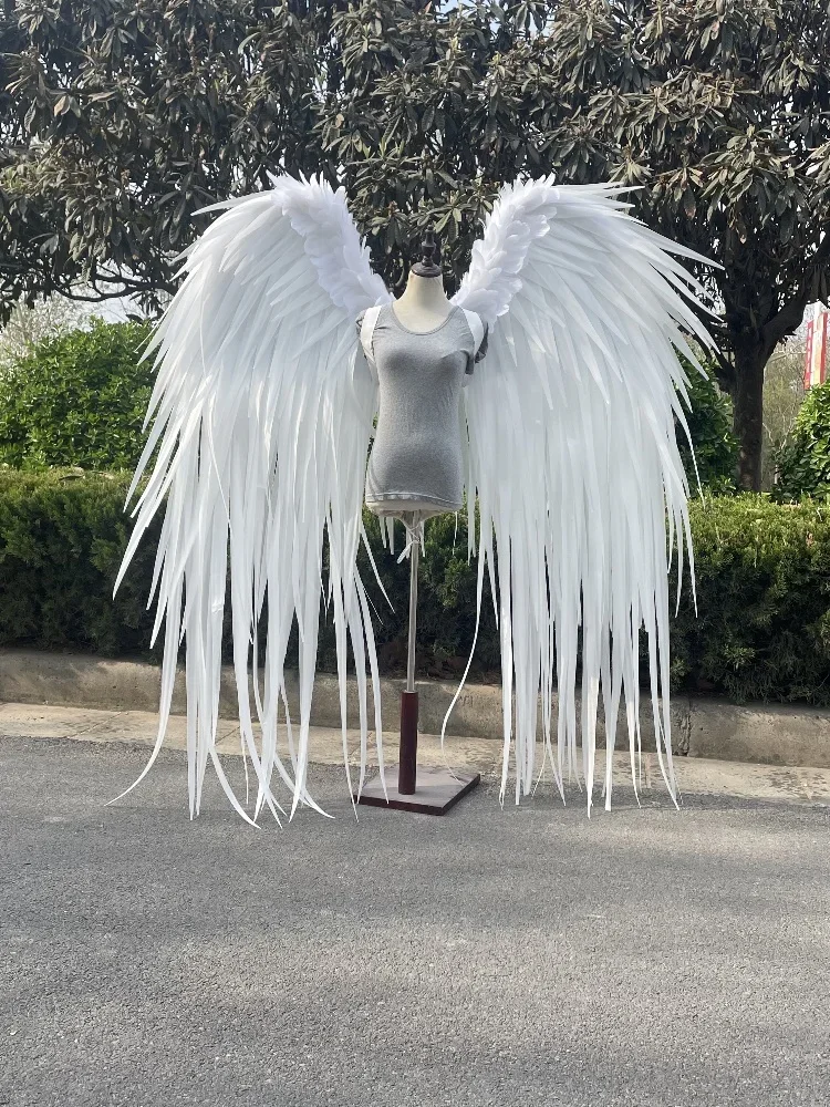 New-white-angel-wings-dance-props-swan-simulation-feather-studio ...