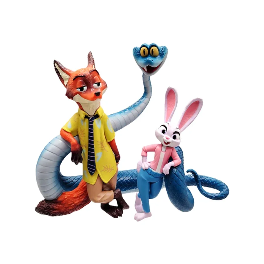 Nouveau dessin animé Zootopia Judy Fox Nick serpent Gary main ...