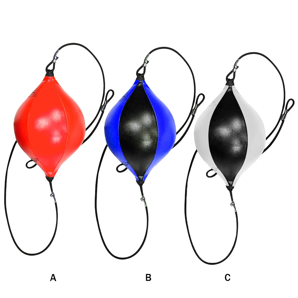 Boxing-Ball-Leather-Punching-Bag-Boxing-Speed-Training-Hanging-Ball ...