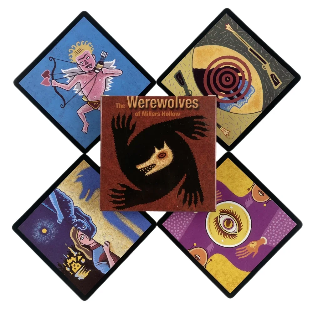 Juego de mesa de The Wolf Cards A 24 con guía de papel, rompecabezas ...