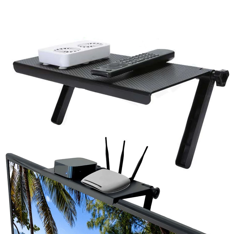 Tv Monitor Organizer Computer Office Multi-functional Organizer Rack ...